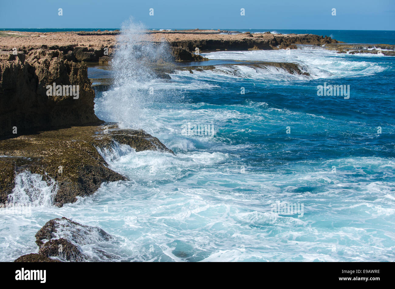 Coastline at Carnarvon Western Australia Stock Photo - Alamy