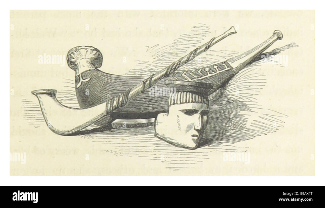 HOOPER(1853) p223 ARTEFACTES OF THE TUSKI Stock Photo - Alamy