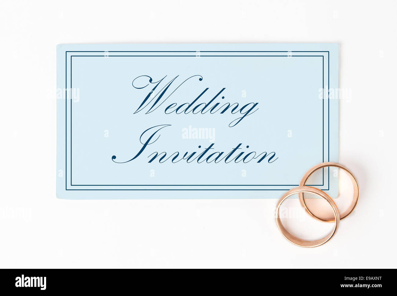 Invitation card Cut Out Stock Images & Pictures - Alamy