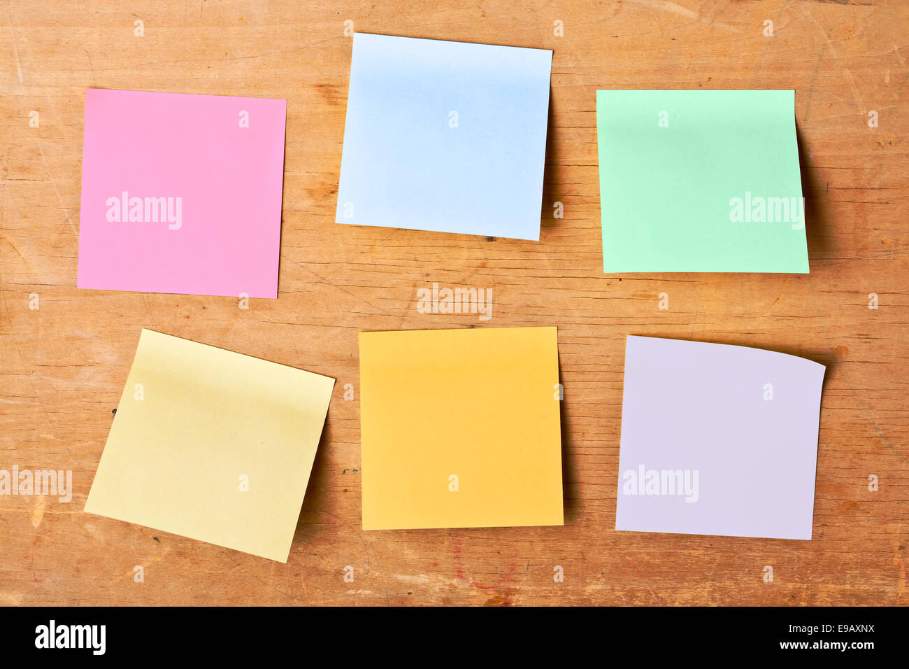 Different blank reminder notes hi-res stock photography and images - Alamy