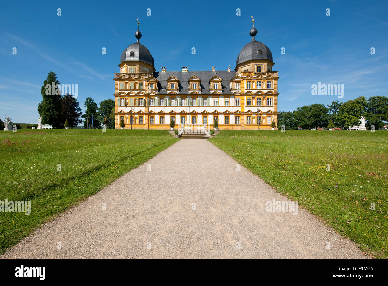 Schloss Seehof castle, Memmelsdorf, Bavaria, Germany Stock Photo - Alamy
