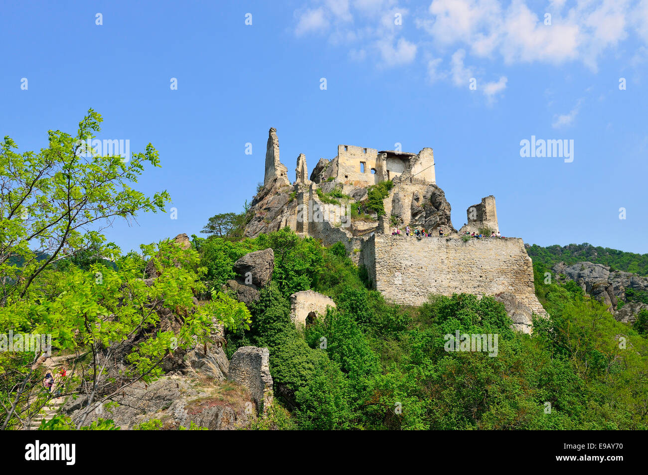 Durnstein castle hi-res stock photography and images - Alamy