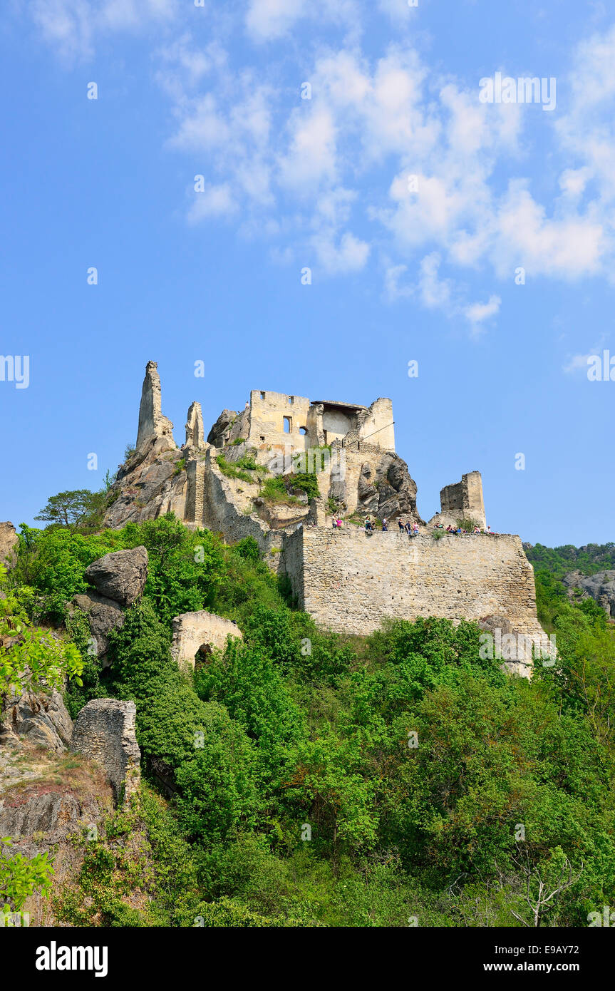 Burgruine Dürnstein castle ruin, Dürnstein, Wachau, Lower Austria ...