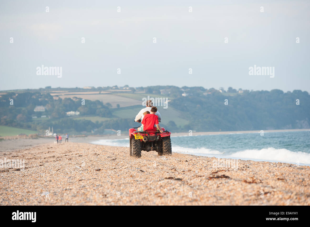 Family On A Motor Bike High Resolution Stock Photography and Images - Alamy