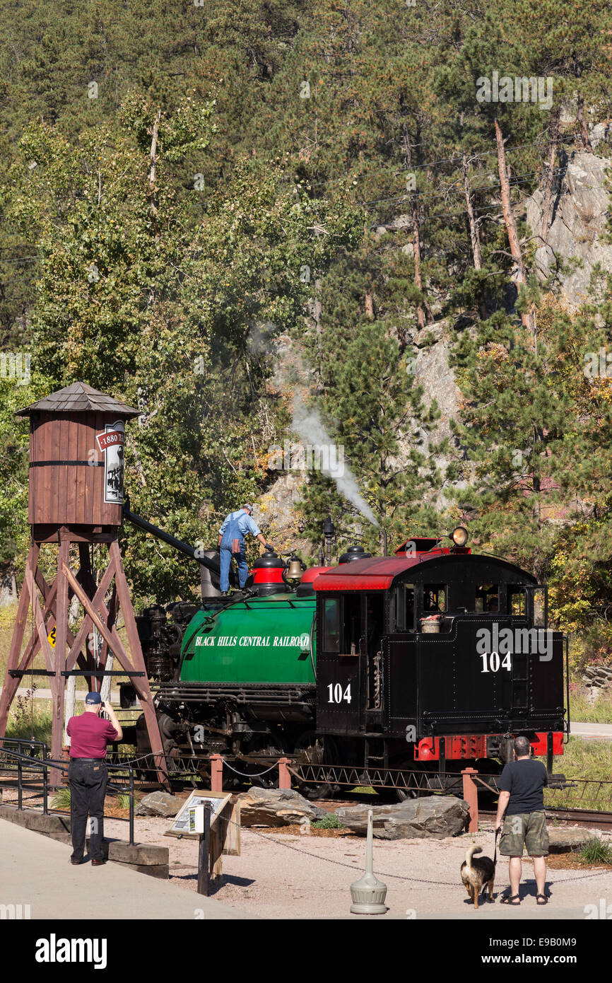 1880 Train, Black Hills Central Railroad, Keystone, South Dakota, USA ...