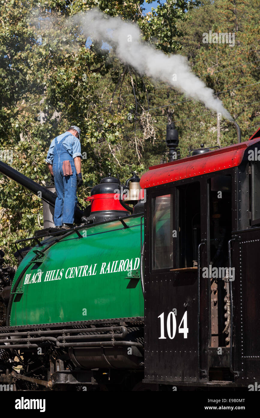 1880 Train, Black Hills Central Railroad, Keystone, South Dakota, USA ...