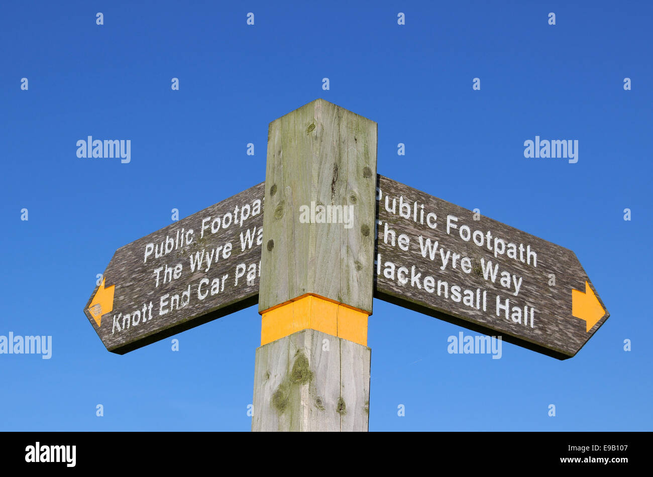 End of public footpath hi-res stock photography and images - Alamy