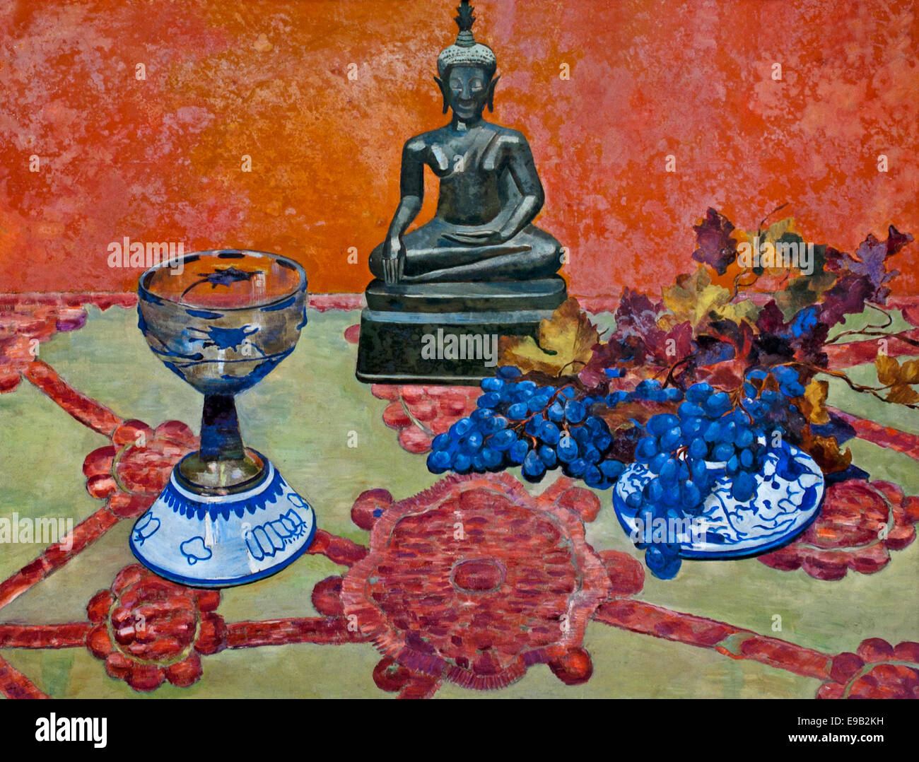 Nature morte au Bouddha et raisins - Still Life with Grapes and Buddha ...