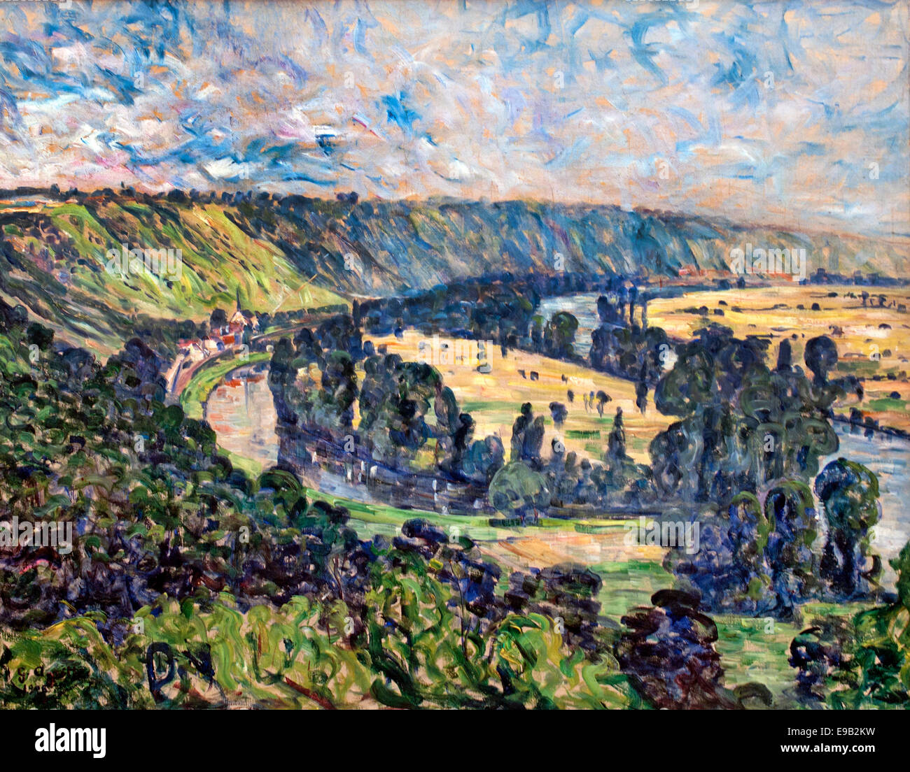 L'ile de Jeufosse - The island of Jeufosse by Georgette Agutte 1867 ...