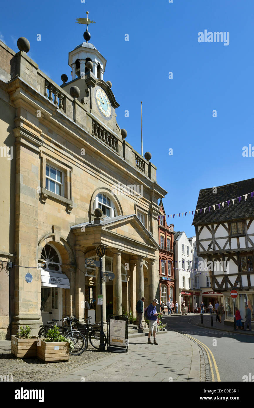 Facade of the Butter Cross, built in 1744, formely the towns ...