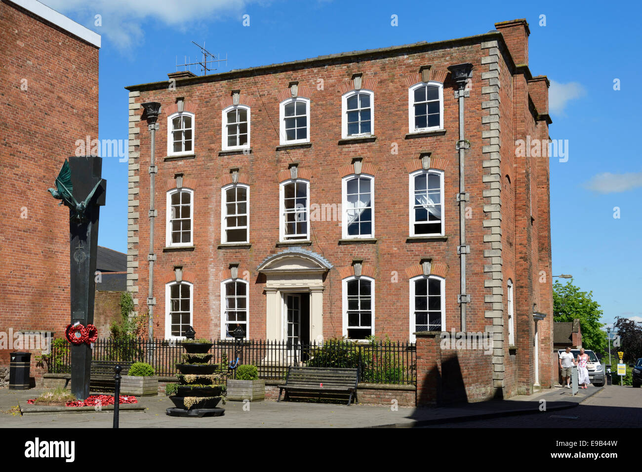 War Memorial, Castle Square, Ludlow, Shropshire, England, United ...