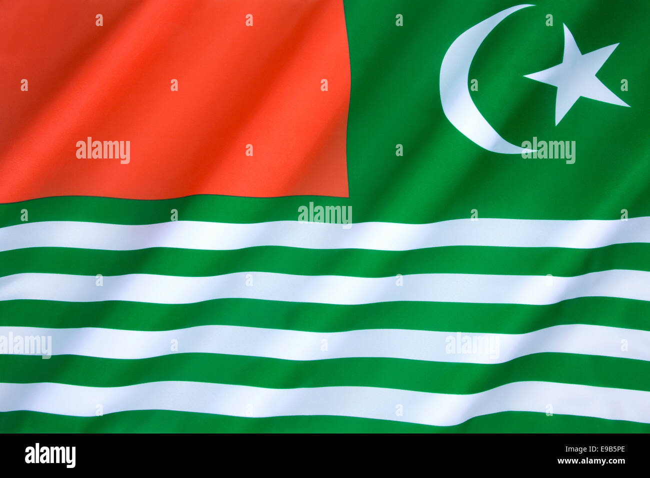 Jammu flag hi-res stock photography and images - Alamy