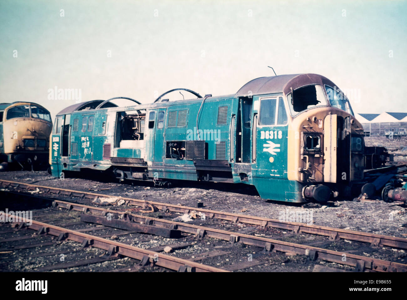 original british rail class 22 diesel number 226318 broken up for scrap ...