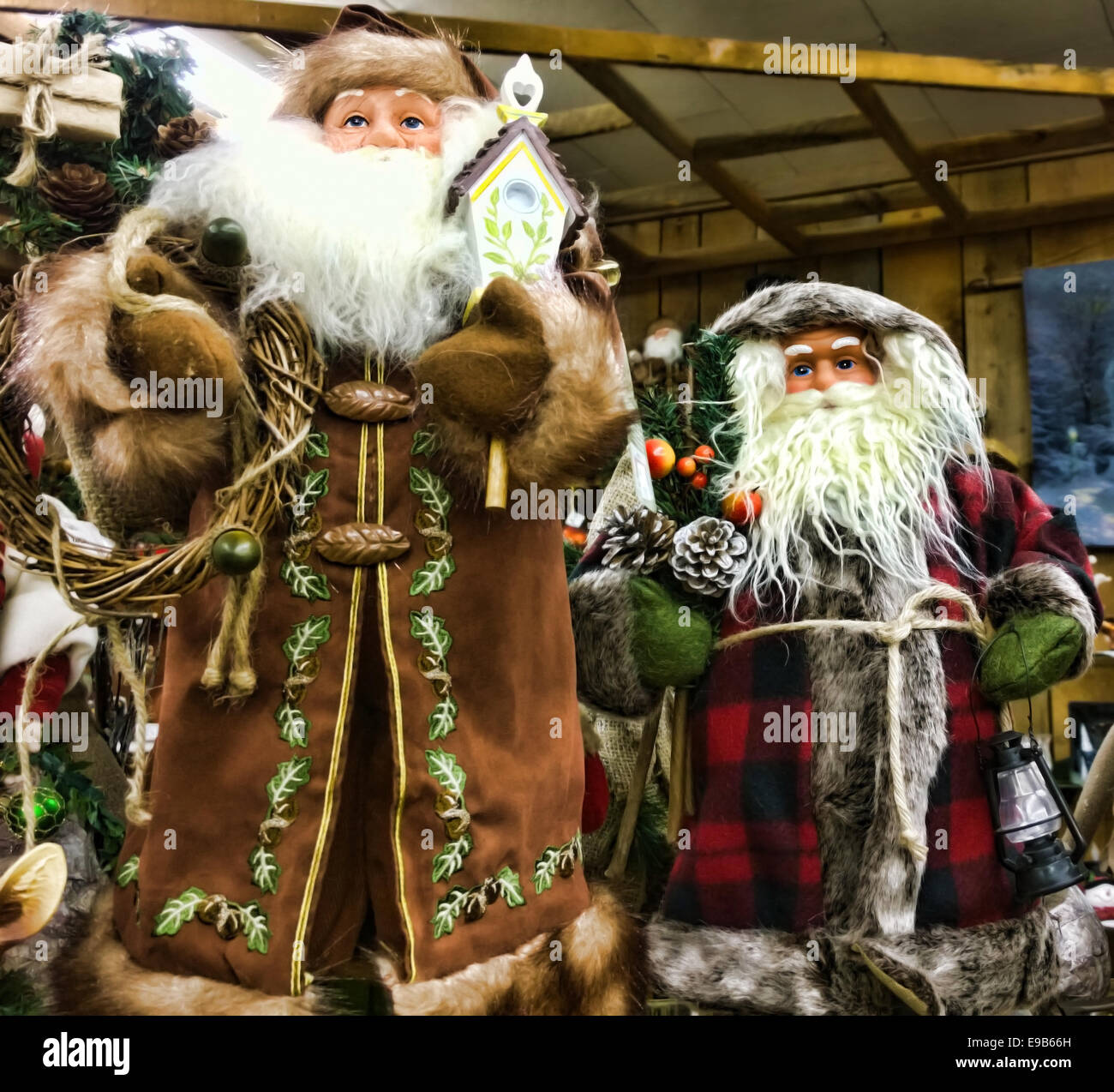 Vintage glass santa hi-res stock photography and images - Alamy