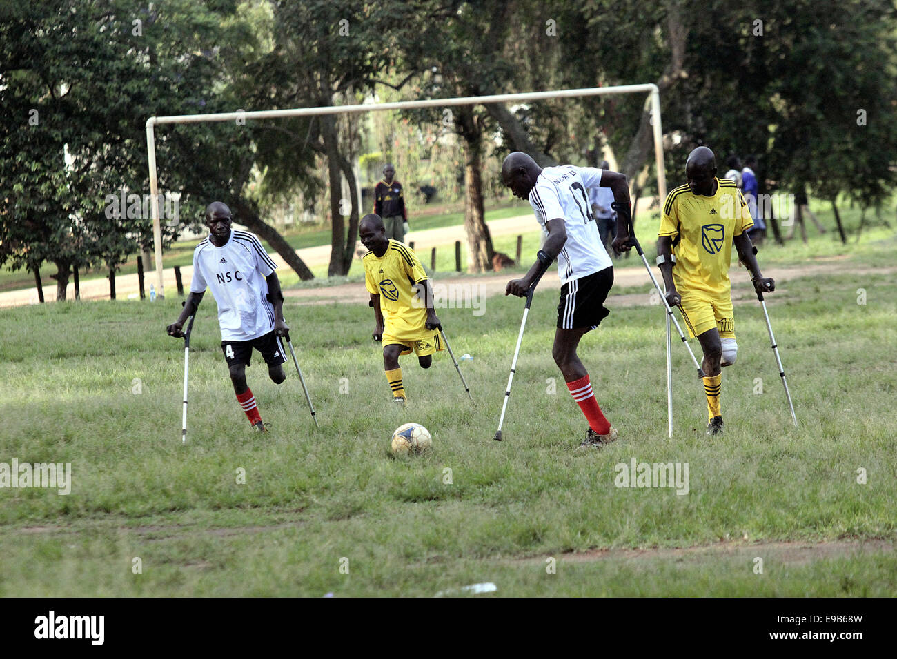 Uganda football disability hi-res stock photography and images - Alamy