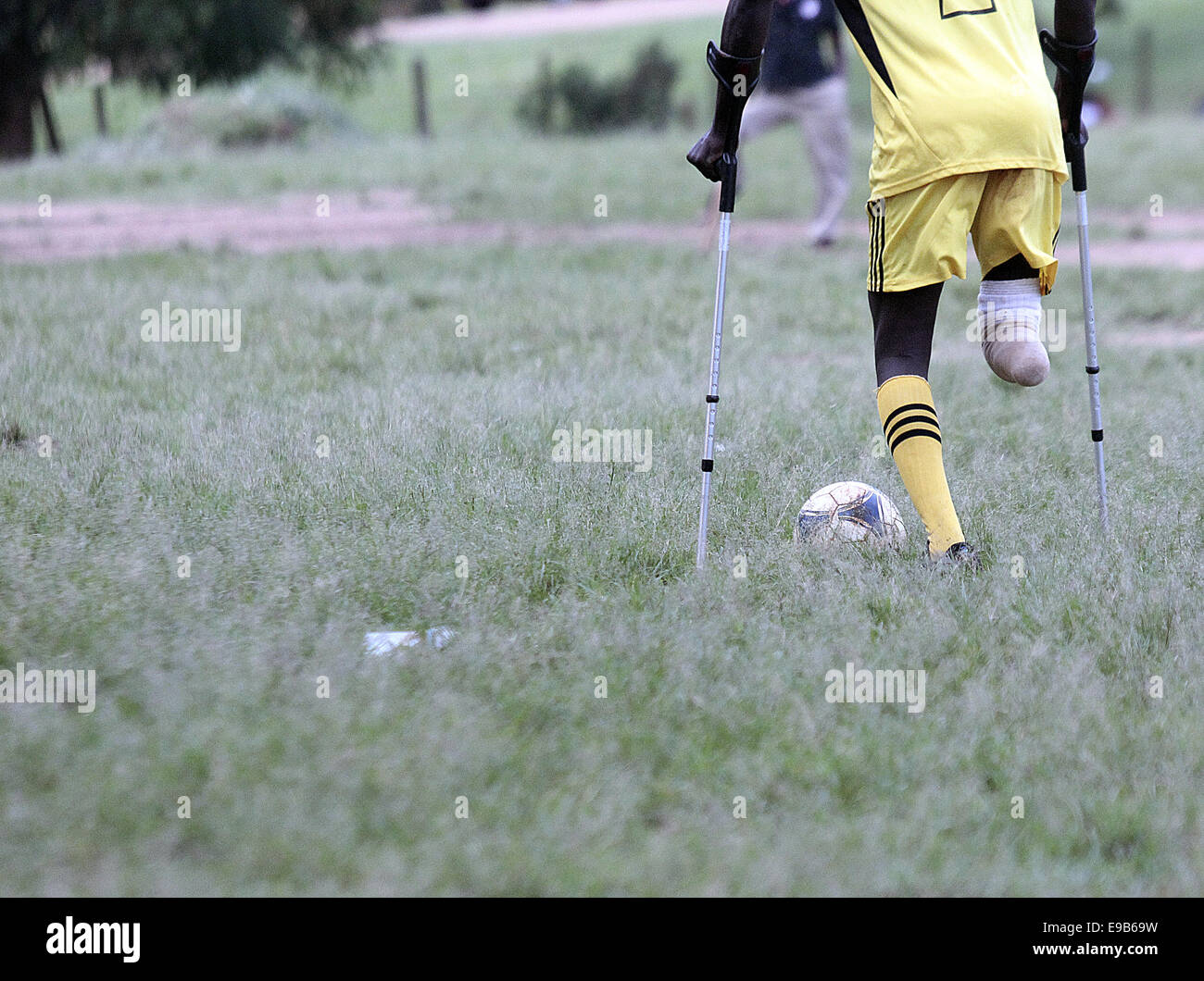 Uganda football disability hi-res stock photography and images - Alamy