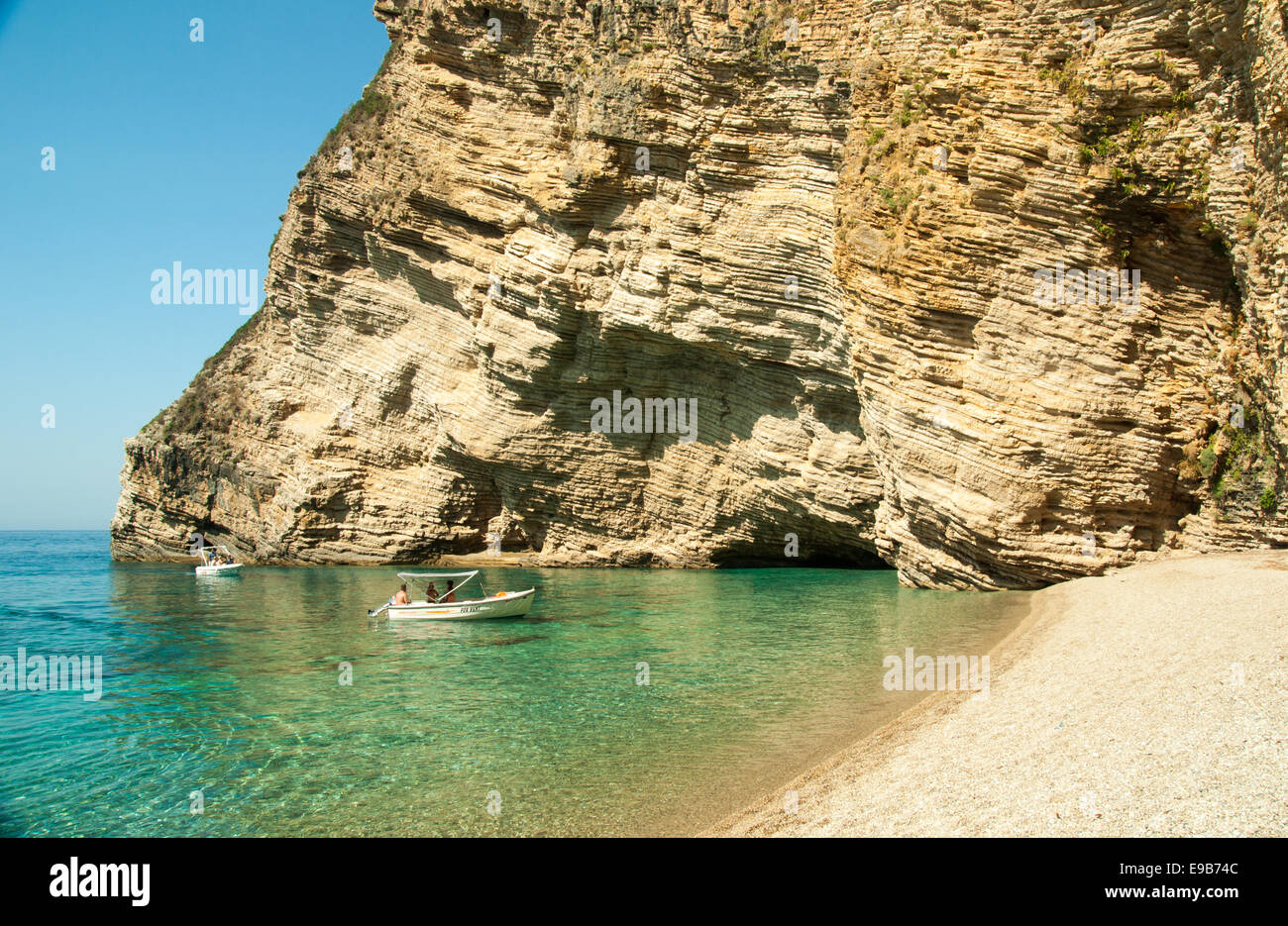 Paradise Beach, Liapades Beach, Corfu Island, Greece Stock Photo - Alamy