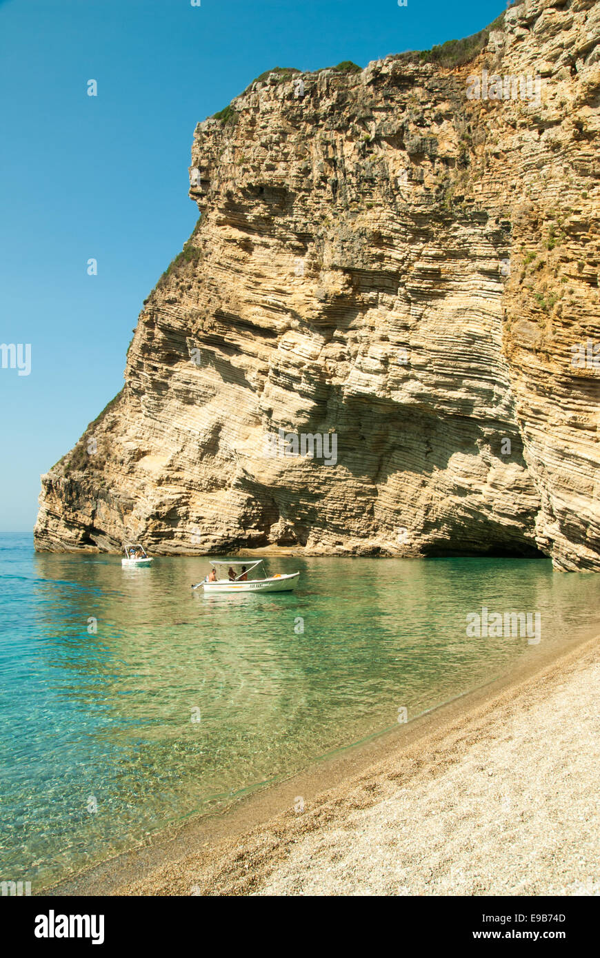 Paradise Beach, Liapades Beach, Corfu Island, Greece Stock Photo - Alamy