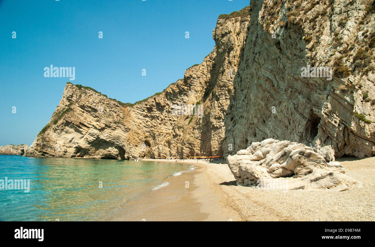 Paradise Beach, Liapades Beach, Corfu Island, Greece Stock Photo - Alamy