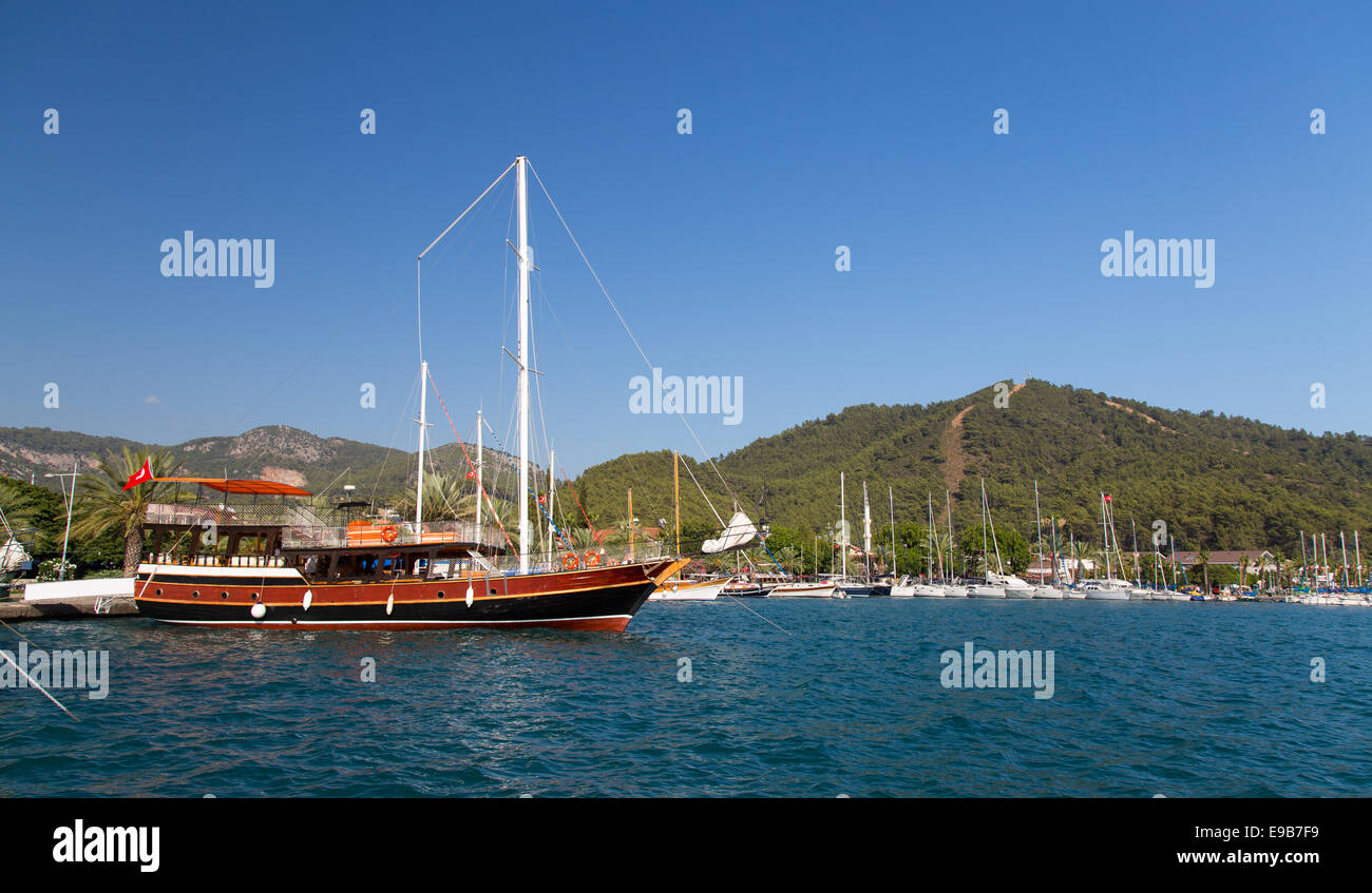 Gocek Town Aegean coast Turkey Stock Photo - Alamy