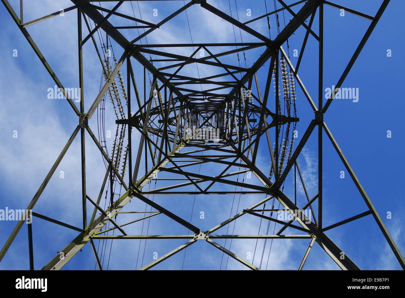 Pylons underneath hi-res stock photography and images - Alamy