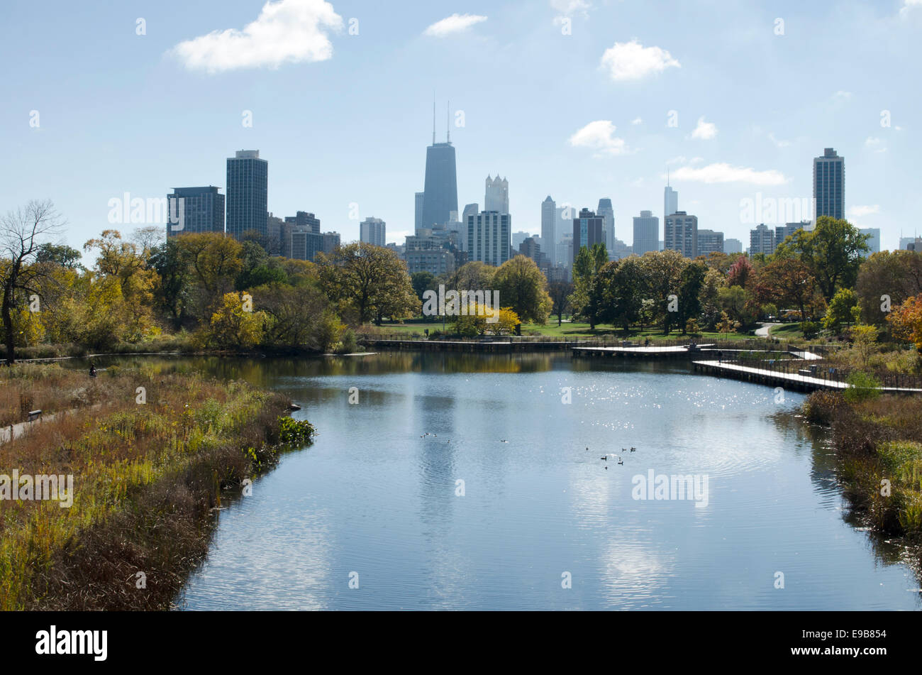 Downtown Chicago Lincoln Park High Resolution Stock Photography and ...