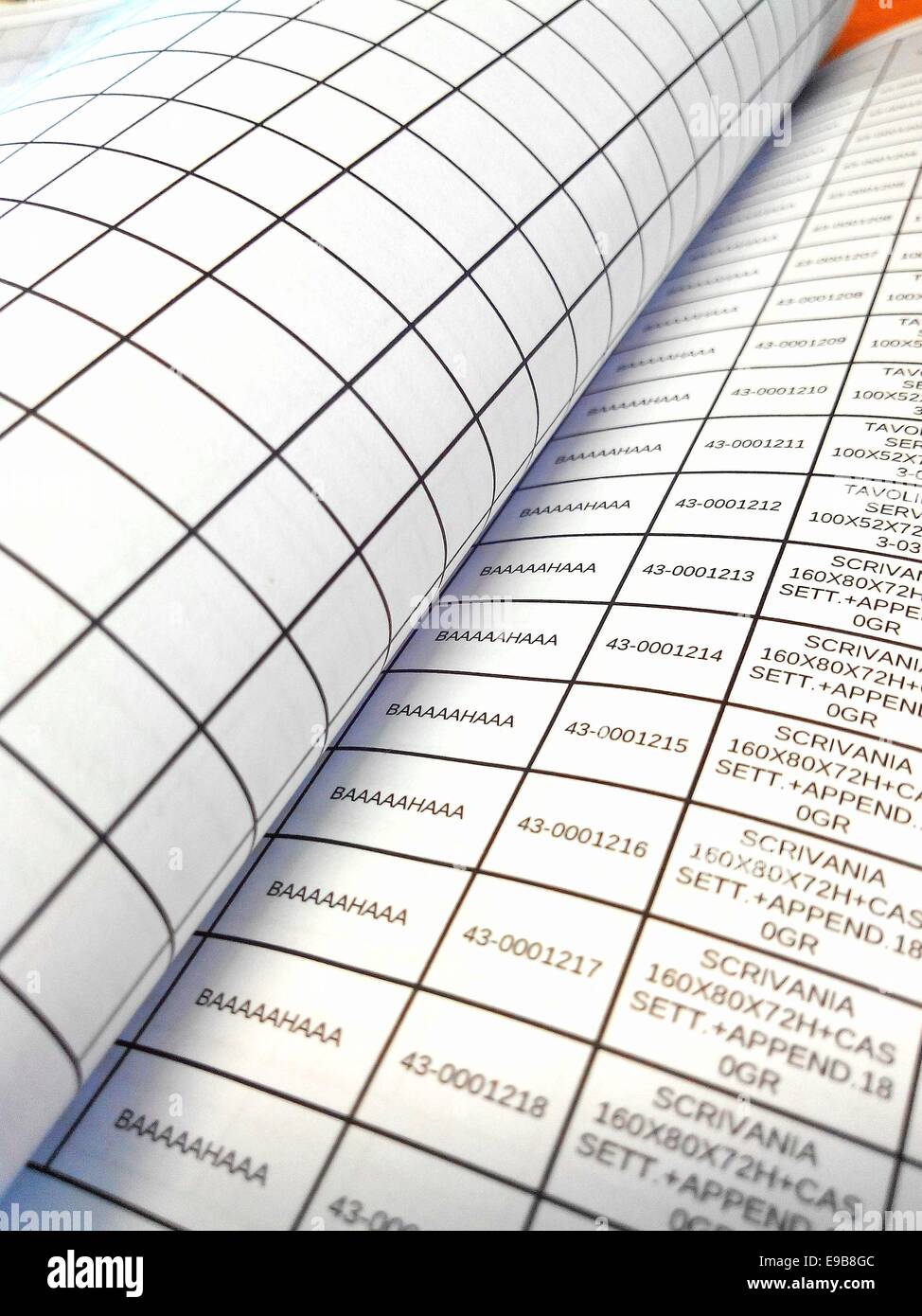 Inventory, Accounting, office , desk Stock Photo - Alamy