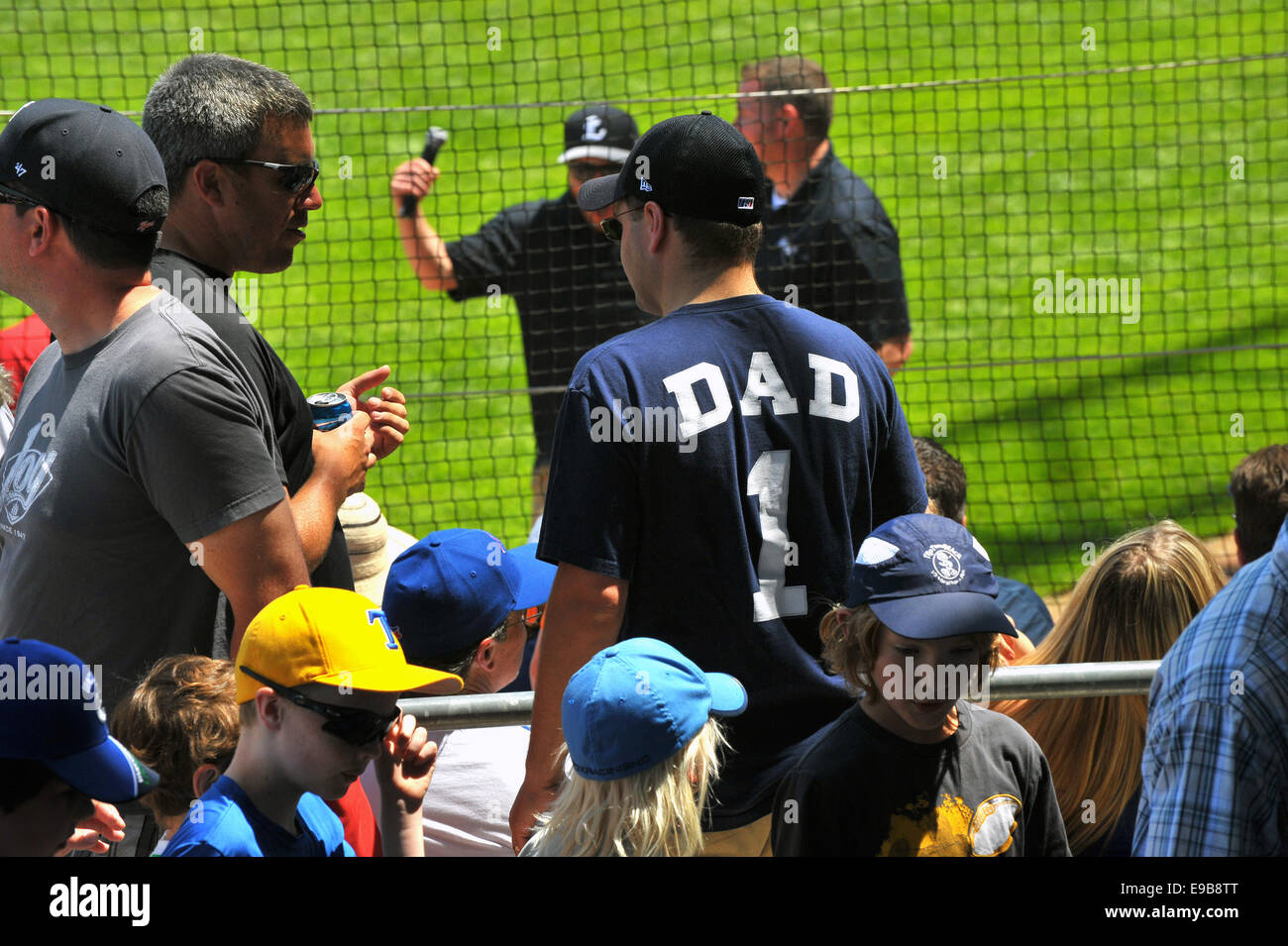 Images from a baseball game at the Labatt Memorial Park in London ...