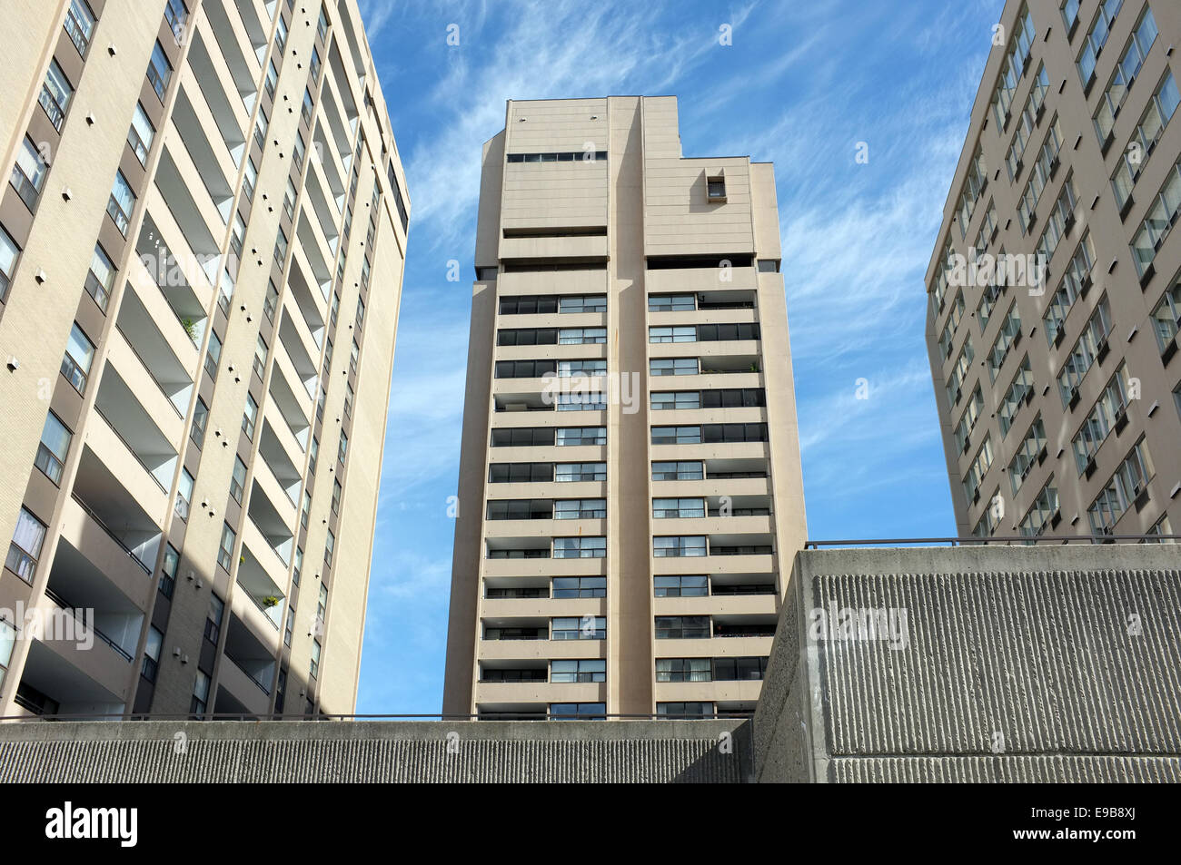 Tower blocks in downtown London, Ontario Stock Photo - Alamy