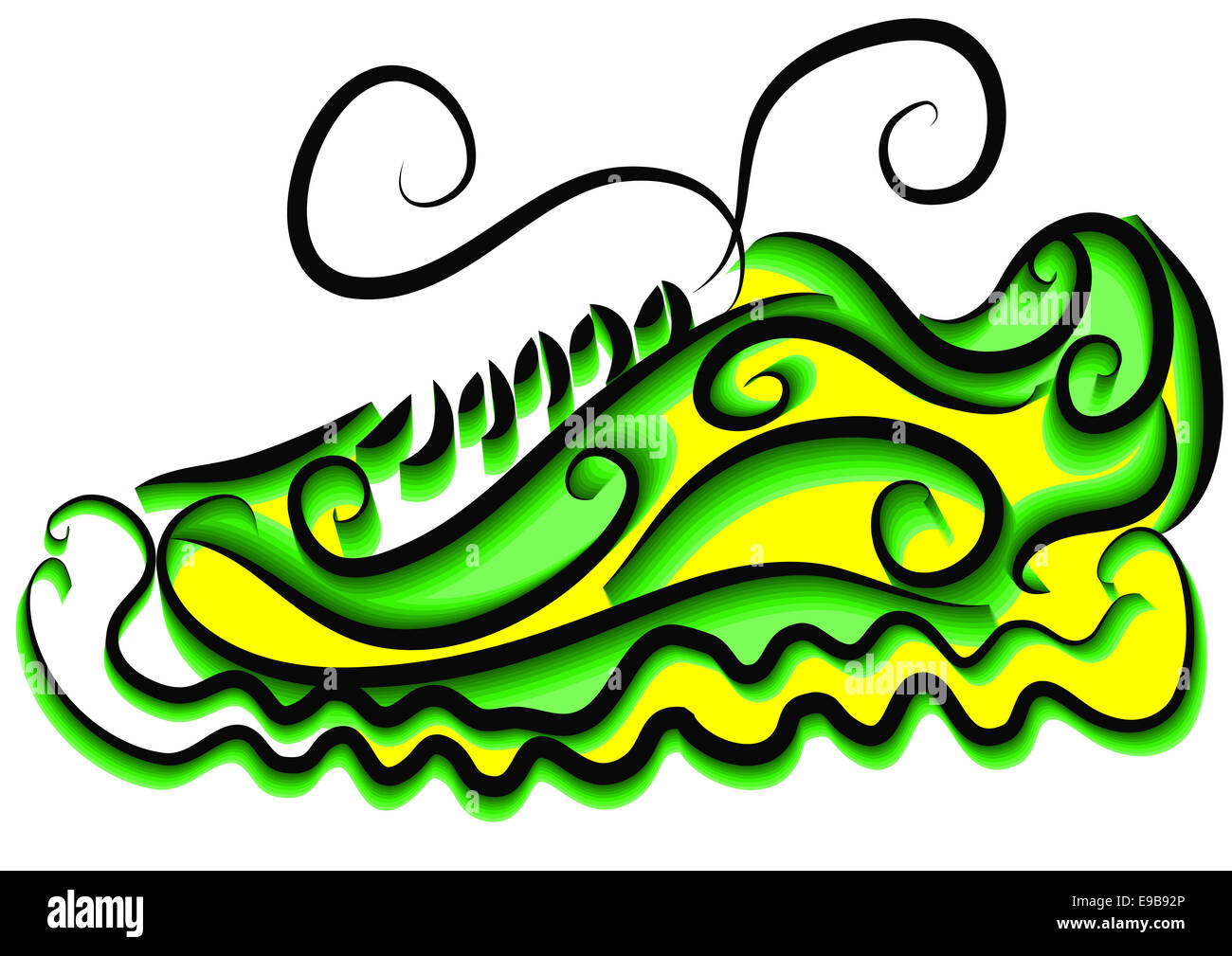 Outlined shoes hi-res stock photography and images - Alamy