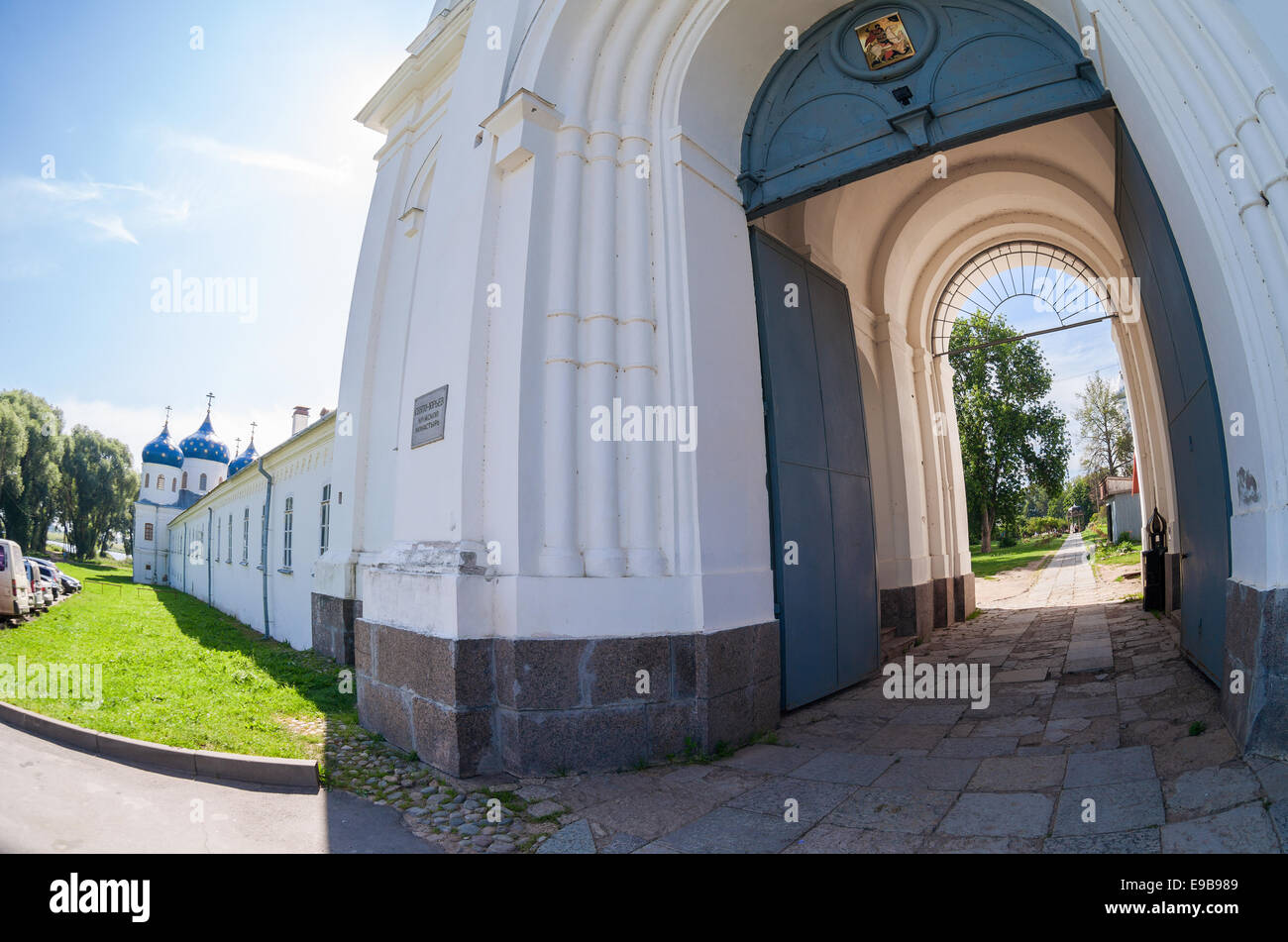 St. George's Monastery in Veliky Novgorod, Russia Stock Photo - Alamy