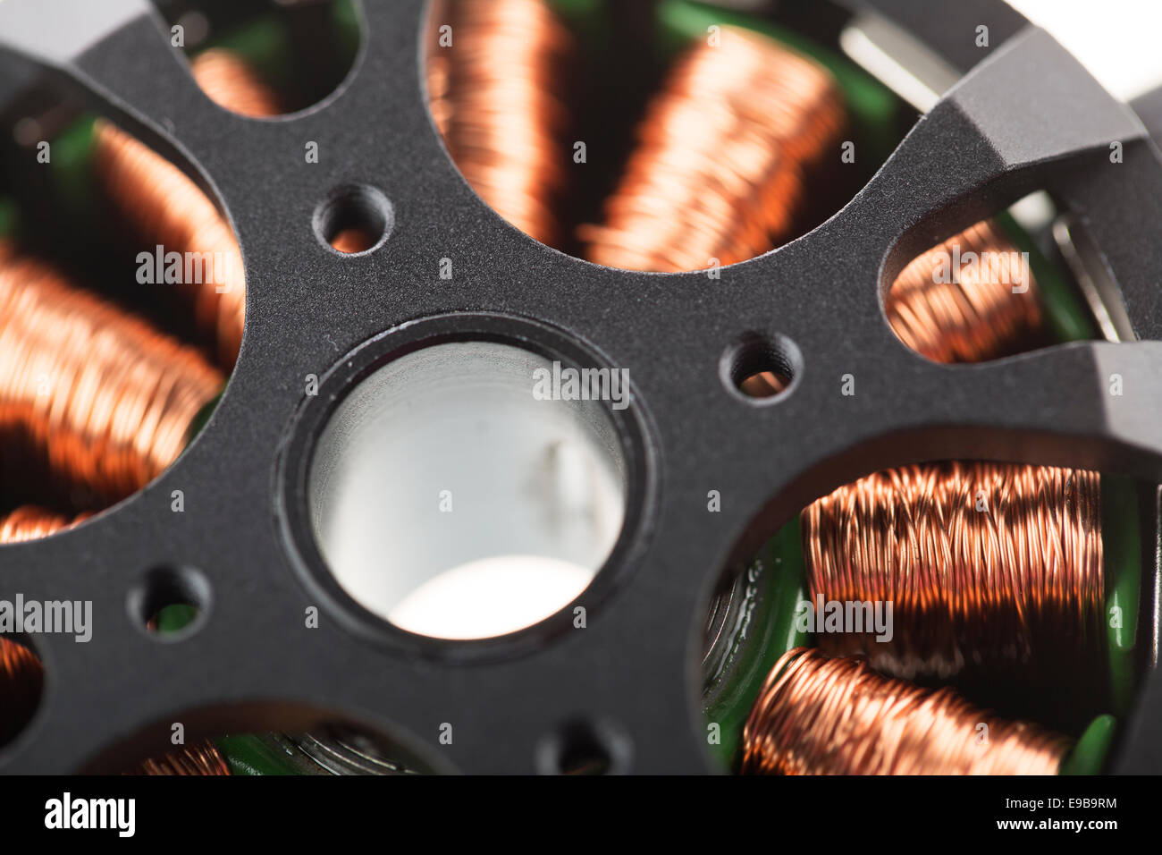 Close Up of brushless motor Stock Photo - Alamy