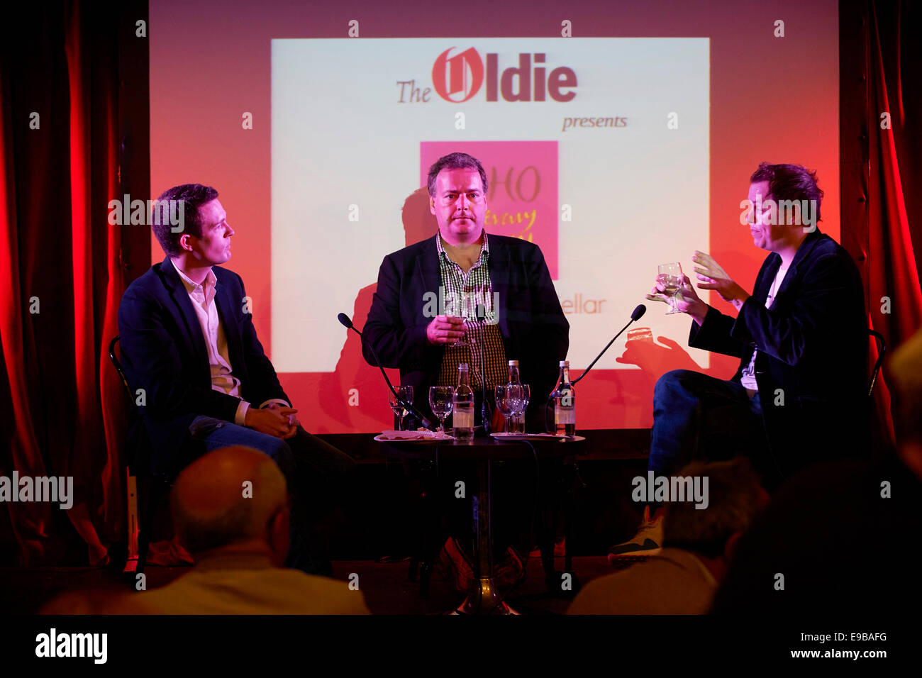 Bill Knott, Tom Parker Bowles & Rowley Leigh at the Soho Literary ...