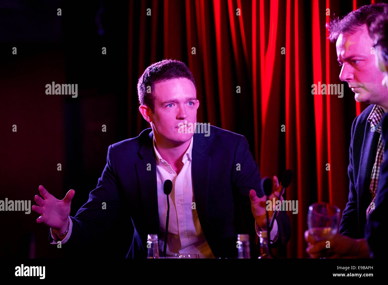 Bill Knott & Rowley Leigh at the Soho Literary Festival Stock Photo - Alamy