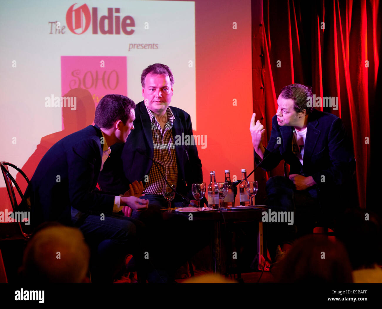 Bill Knott, Tom Parker Bowles & Rowley Leigh at the Soho Literary ...