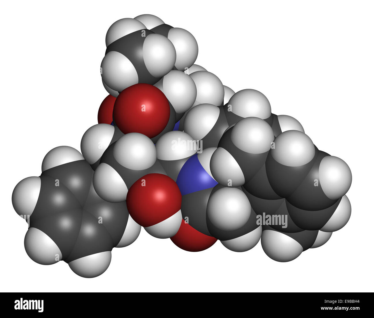 Lopinavir HIV drug molecule. Protease inhibitor class antiretroviral ...