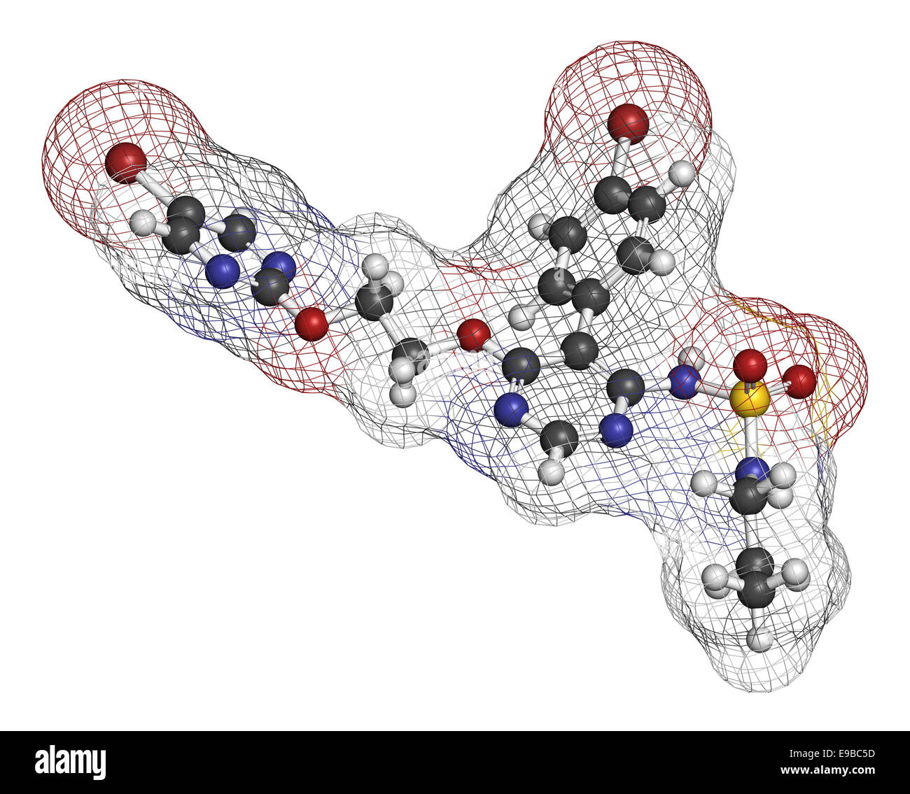 Macitentan pulmonary arterial hypertension drug molecule. Belongs to ...