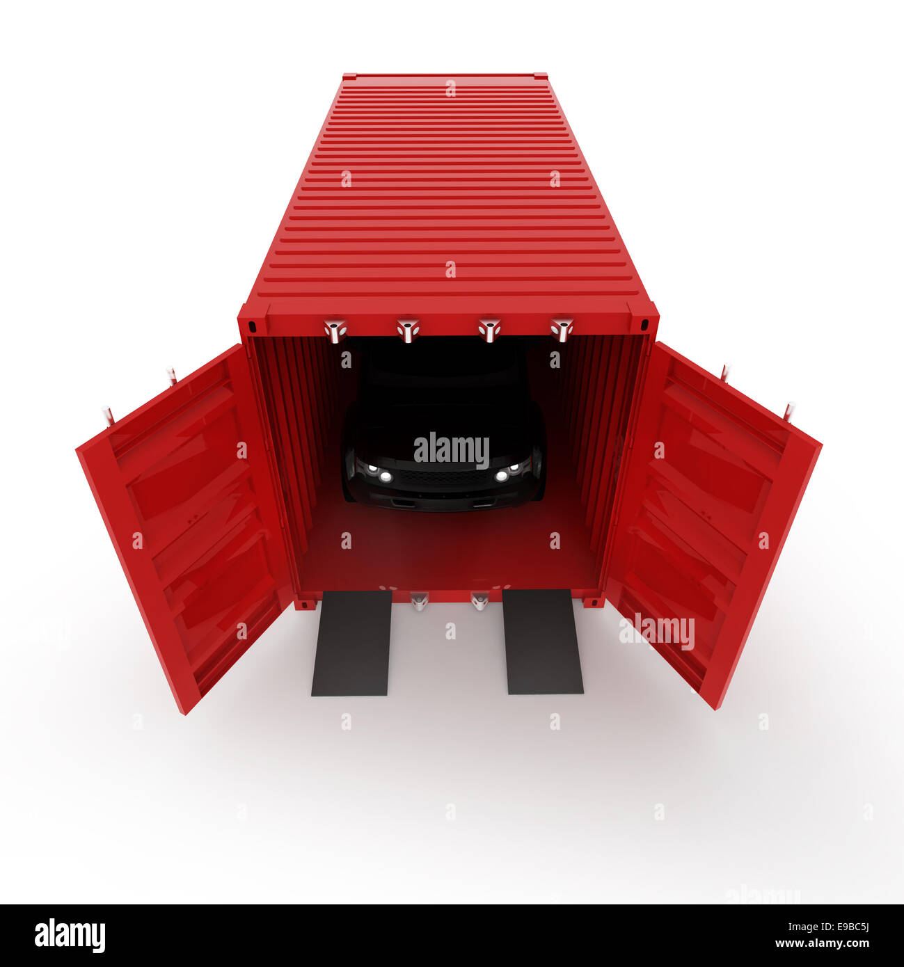 Goods inside shipping container hi-res stock photography and images - Alamy
