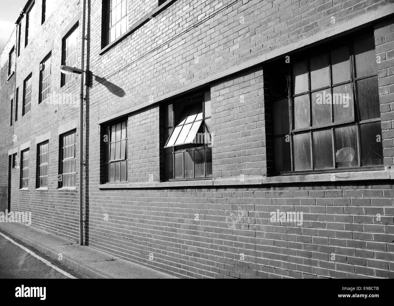 Fifties 50s architecture utilitarian building industry manufacturing hi ...