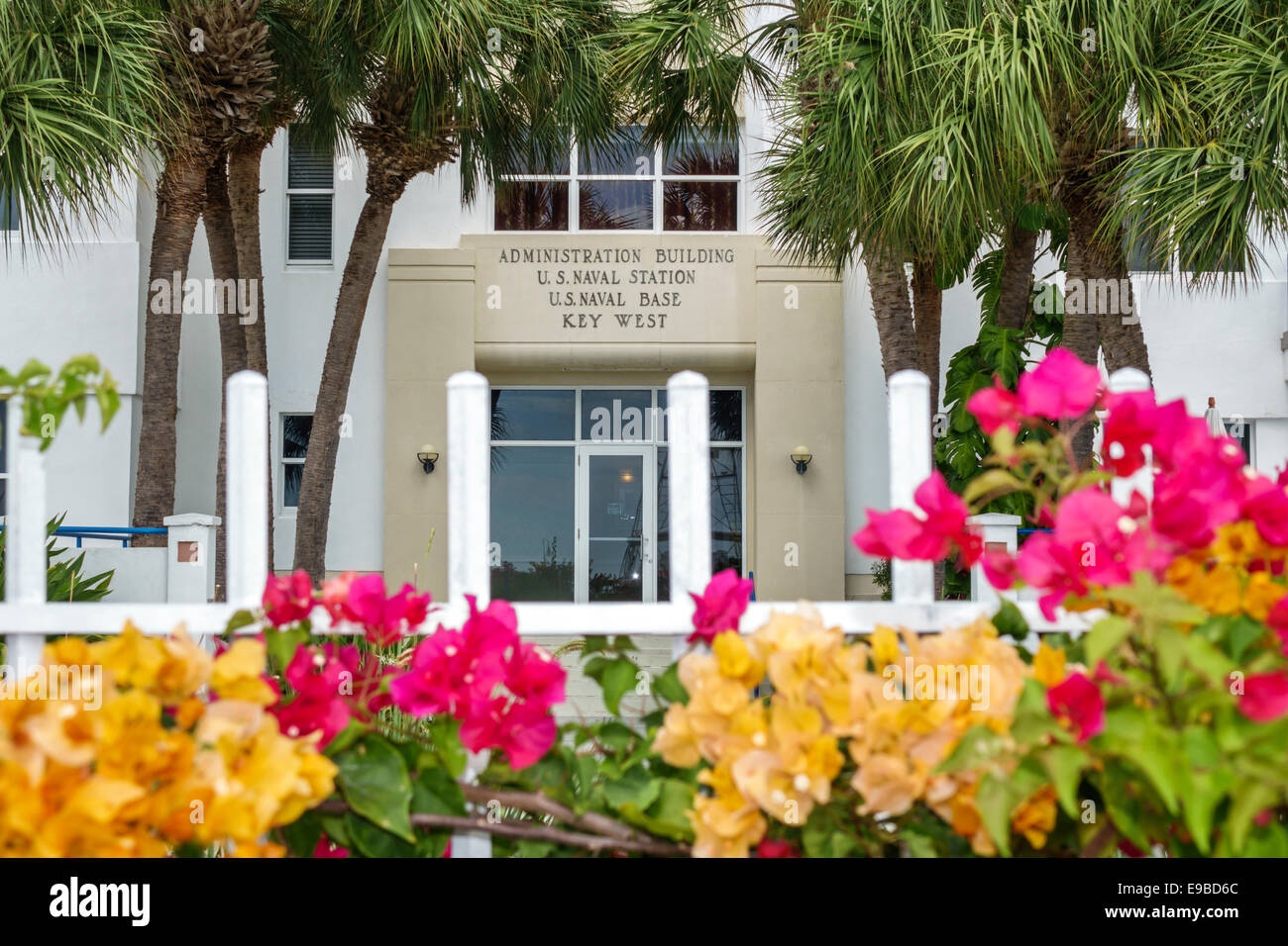 Key West Florida,Keys Administrative building,U.S. Naval Station,base ...