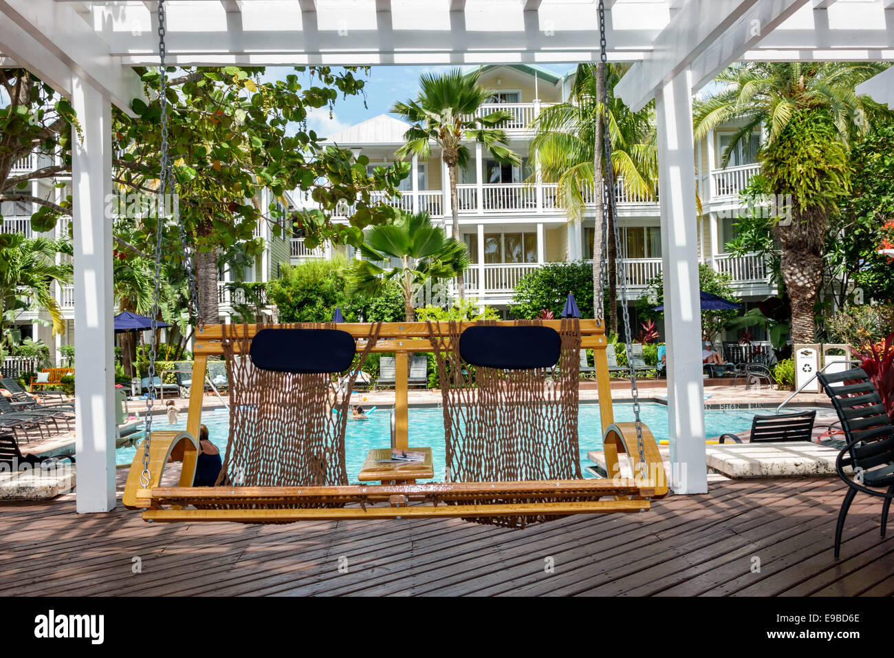 Key West Florida,Keys Hyatt Sunset Harbor,harbour,swimming pool area ...