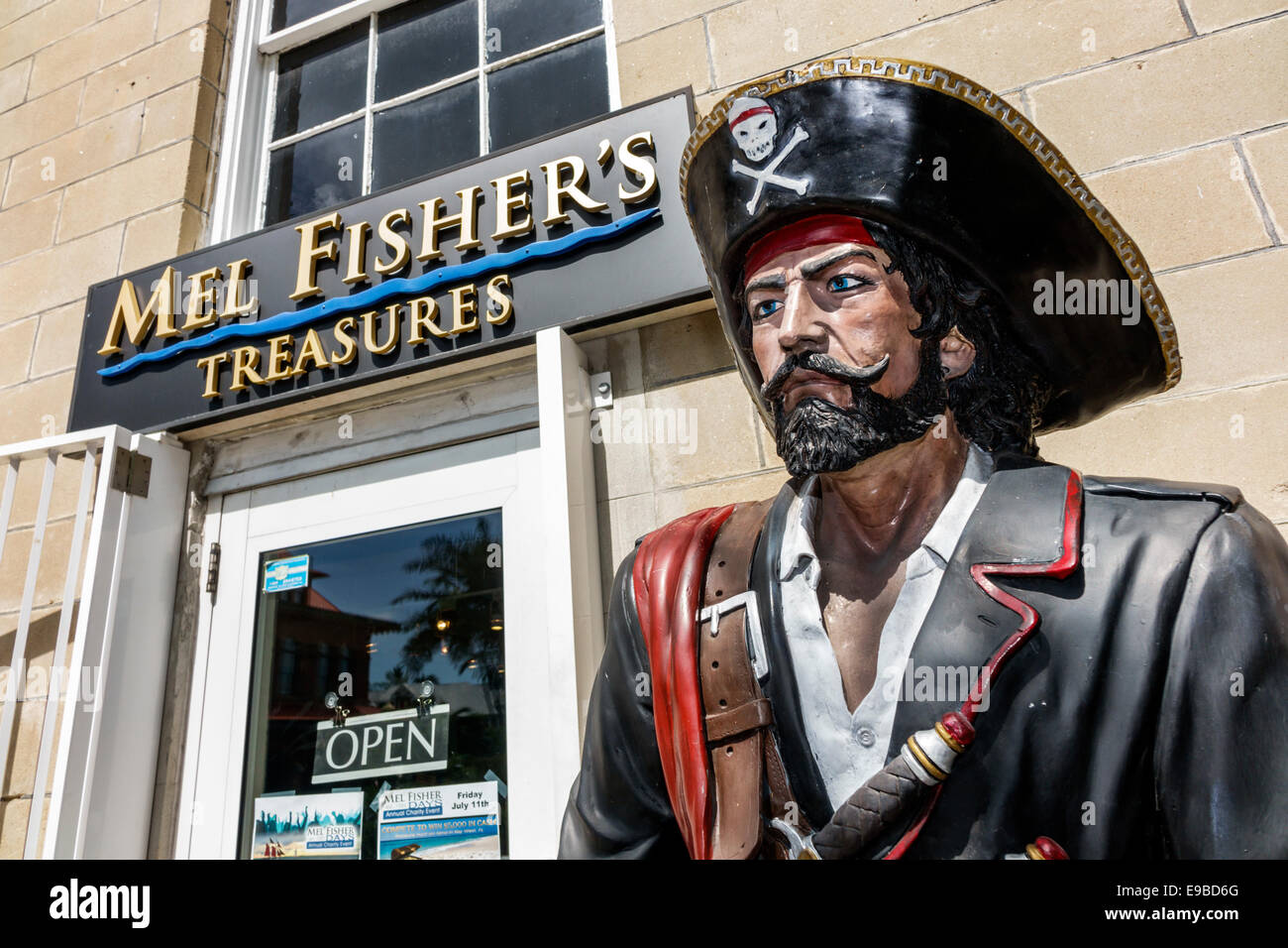 Key West Florida,Keys Front Street,Mel Fisher's Treasures,fiberglass ...