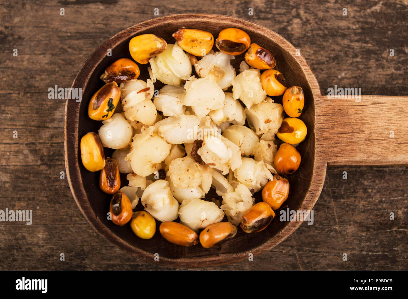 hominy and toasted corn nuts mote with tostado ecuadorian traditional ...