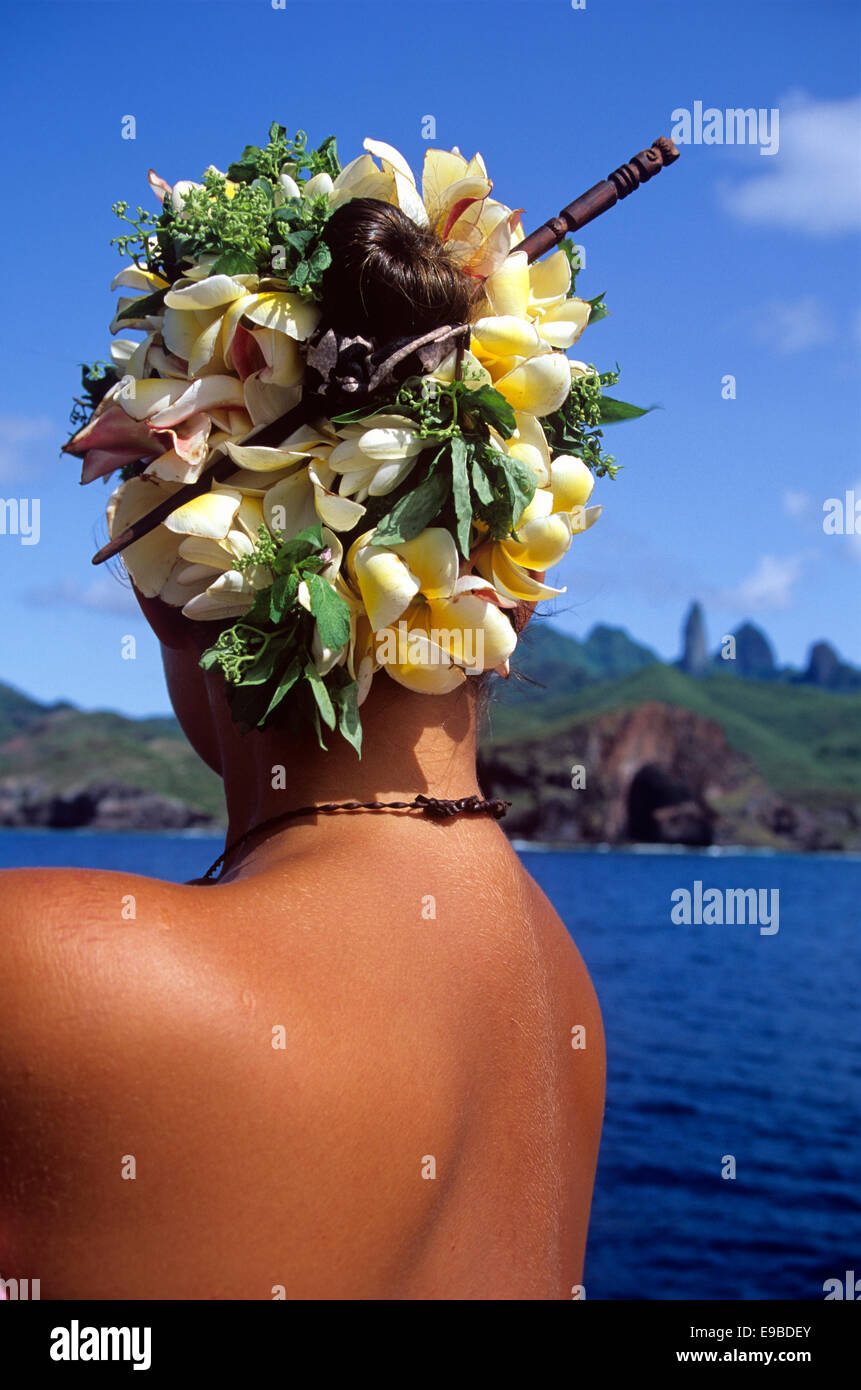 Marquesan woman hi-res stock photography and images - Alamy