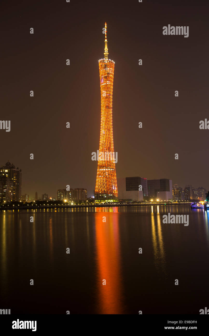 The Canton Tower in Guangzhou, China Stock Photo - Alamy