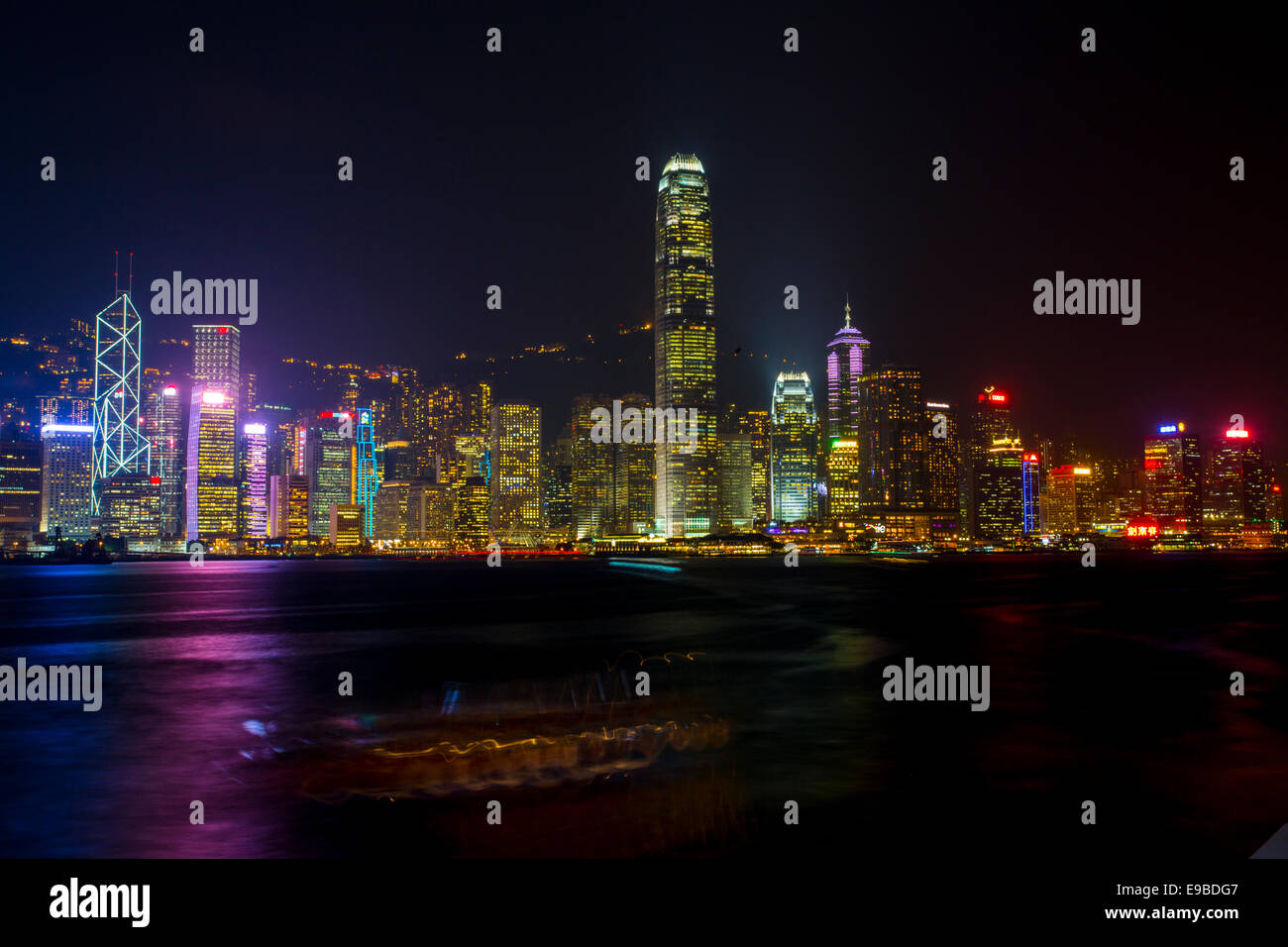 Hong Kong Harbor Stock Photo - Alamy