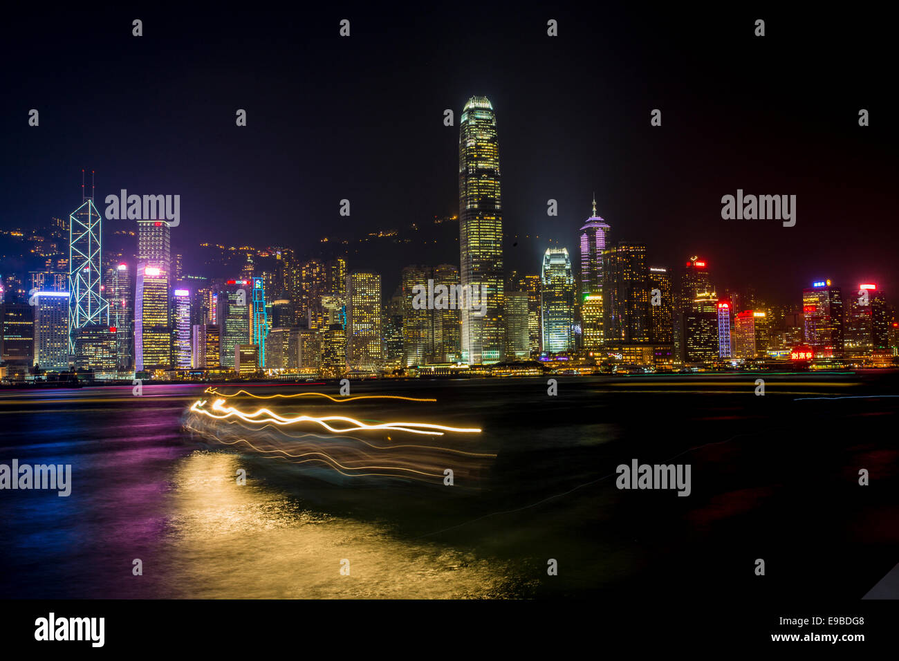 Hong Kong Harbor Stock Photo - Alamy