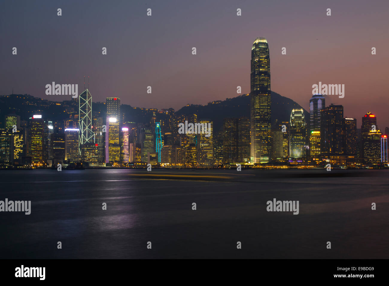 Hong Kong Harbor Stock Photo - Alamy