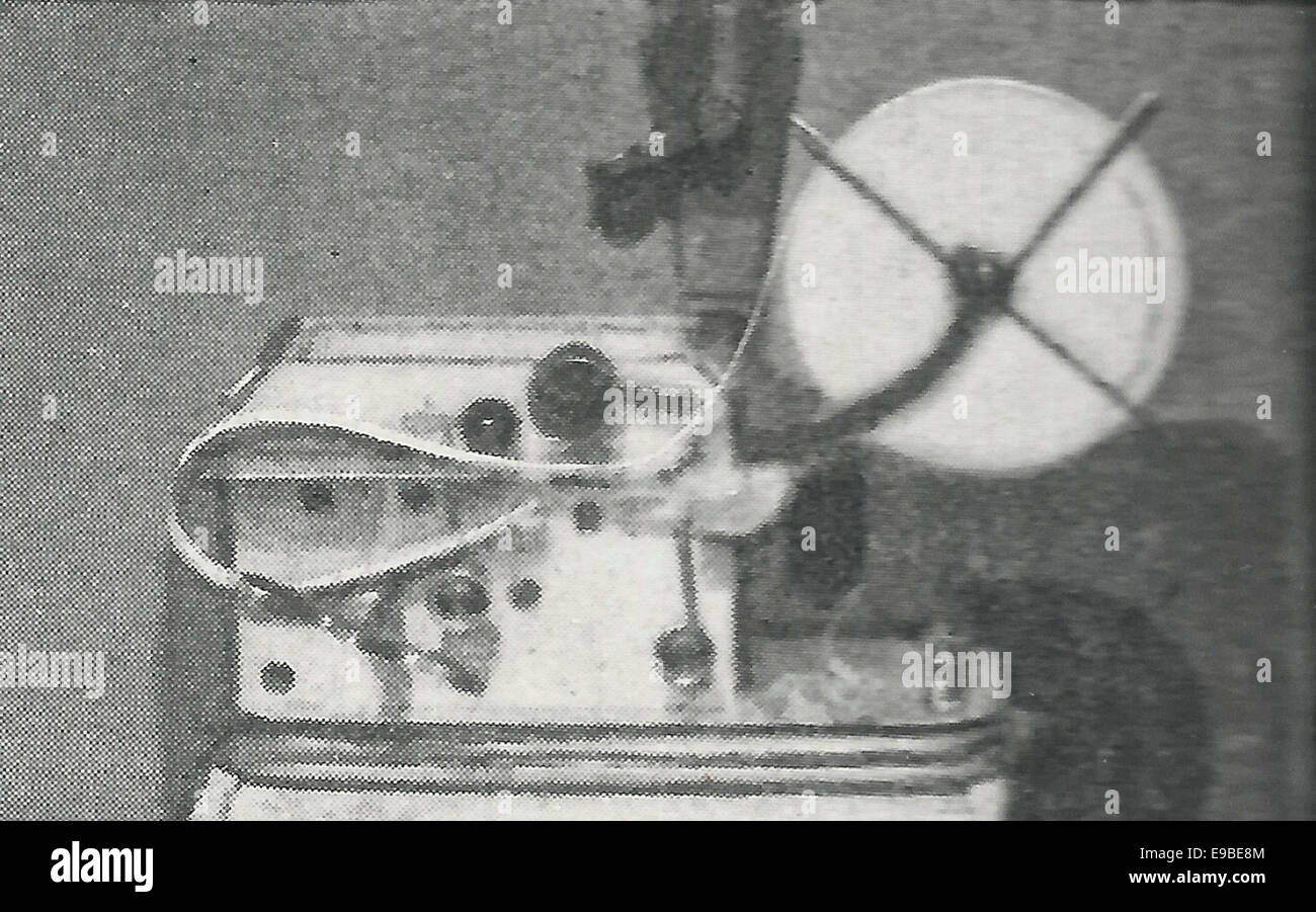 Tape on which message is recorded - Wireless Telegraph 1899 Stock Photo ...