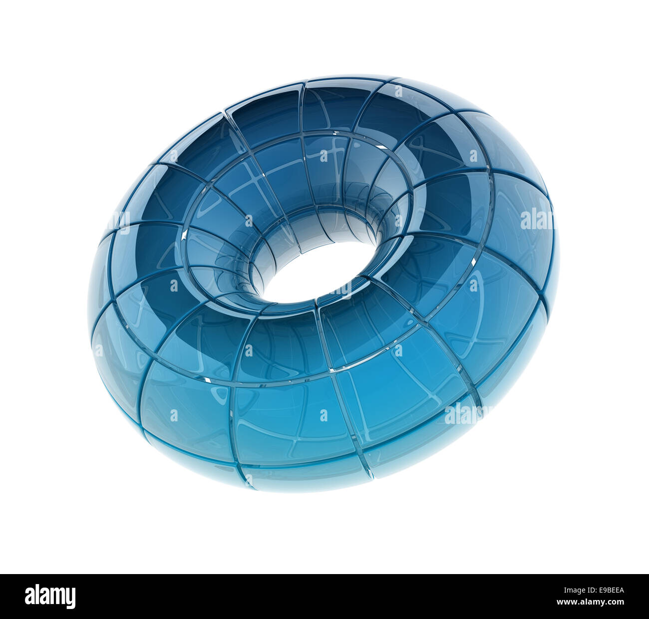 glass circle on white background Stock Photo - Alamy